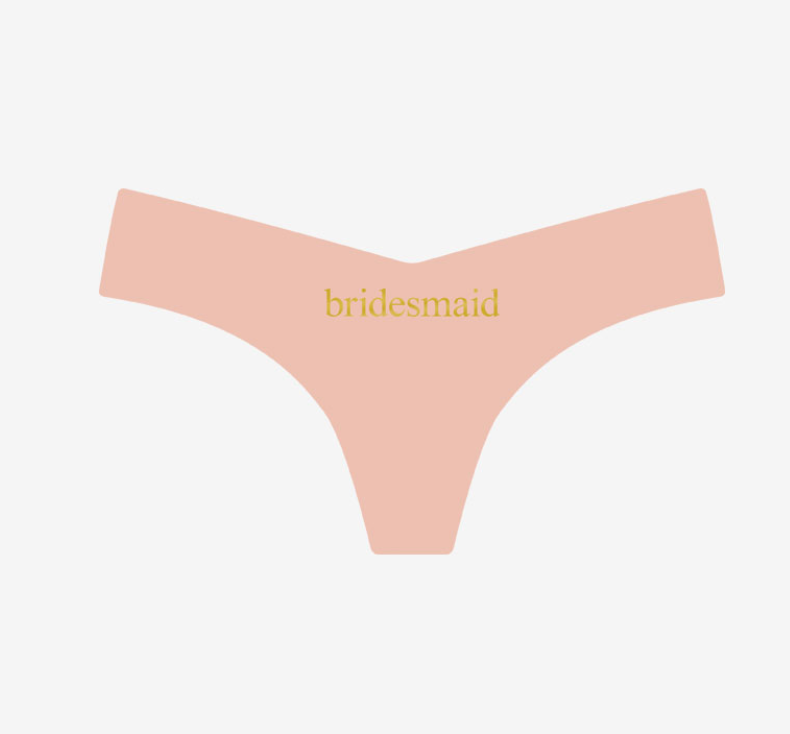 Commando Thong Bridesmaid Rose – The Blue Collection